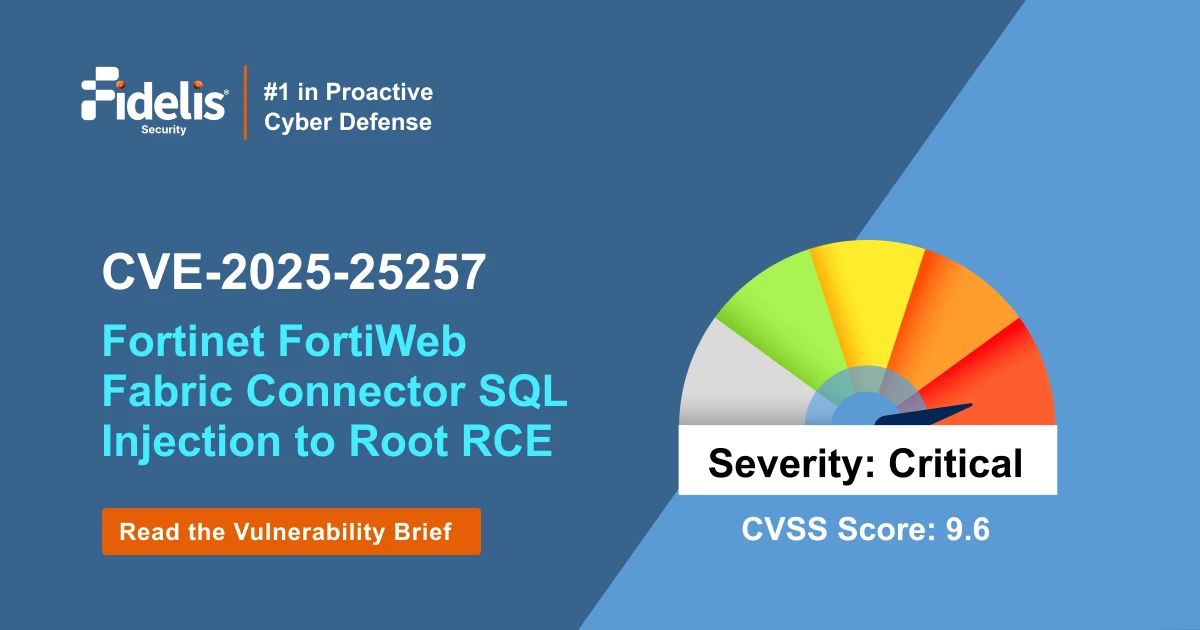 CVE-2025-25257: SQL Injection to Root RCE in FortiWeb's | Fidelis Security