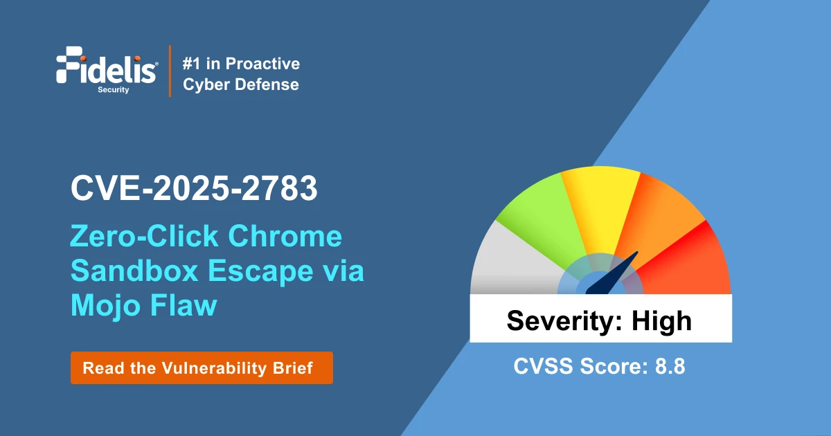 CVE‑2025‑2783: Chrome Mojo Sandbox Bypass | Fidelis Security
